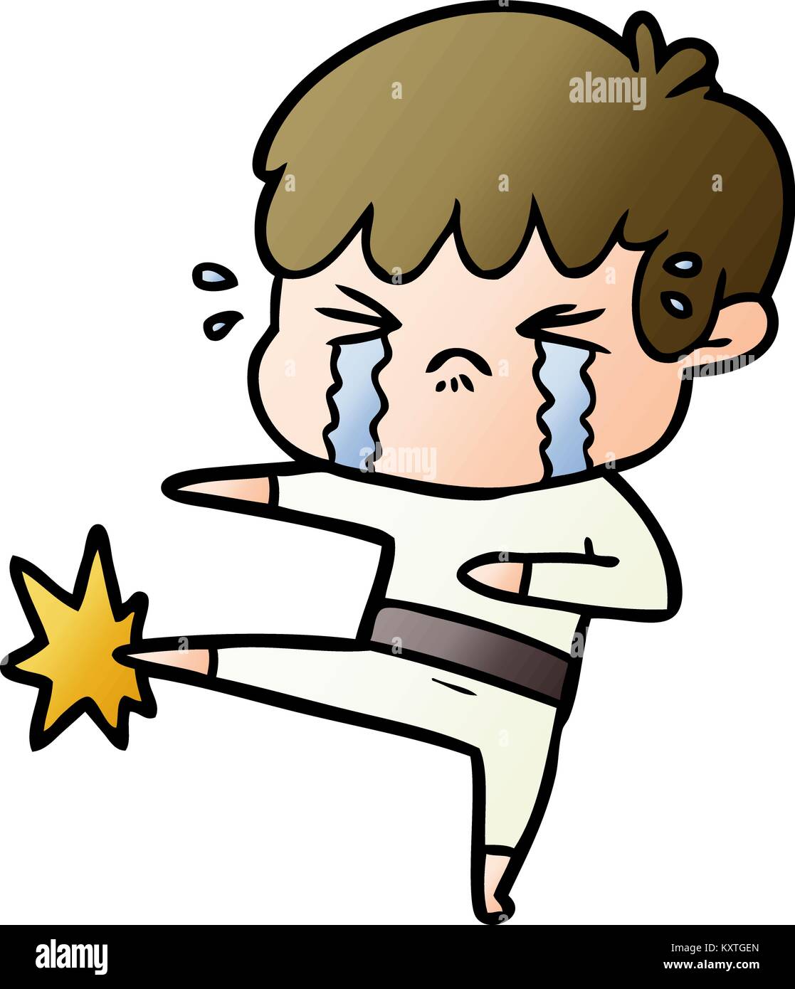 cartoon boy crying Stock Vector Image & Art - Alamy