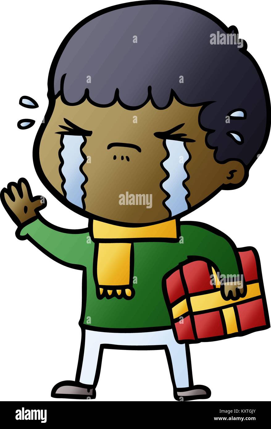 cartoon man crying Stock Vector Image & Art - Alamy