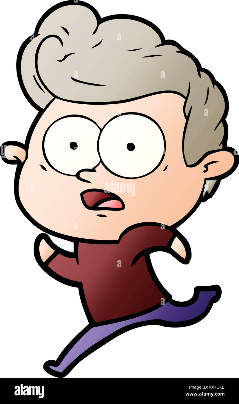 cartoon staring man Stock Vector Image & Art - Alamy