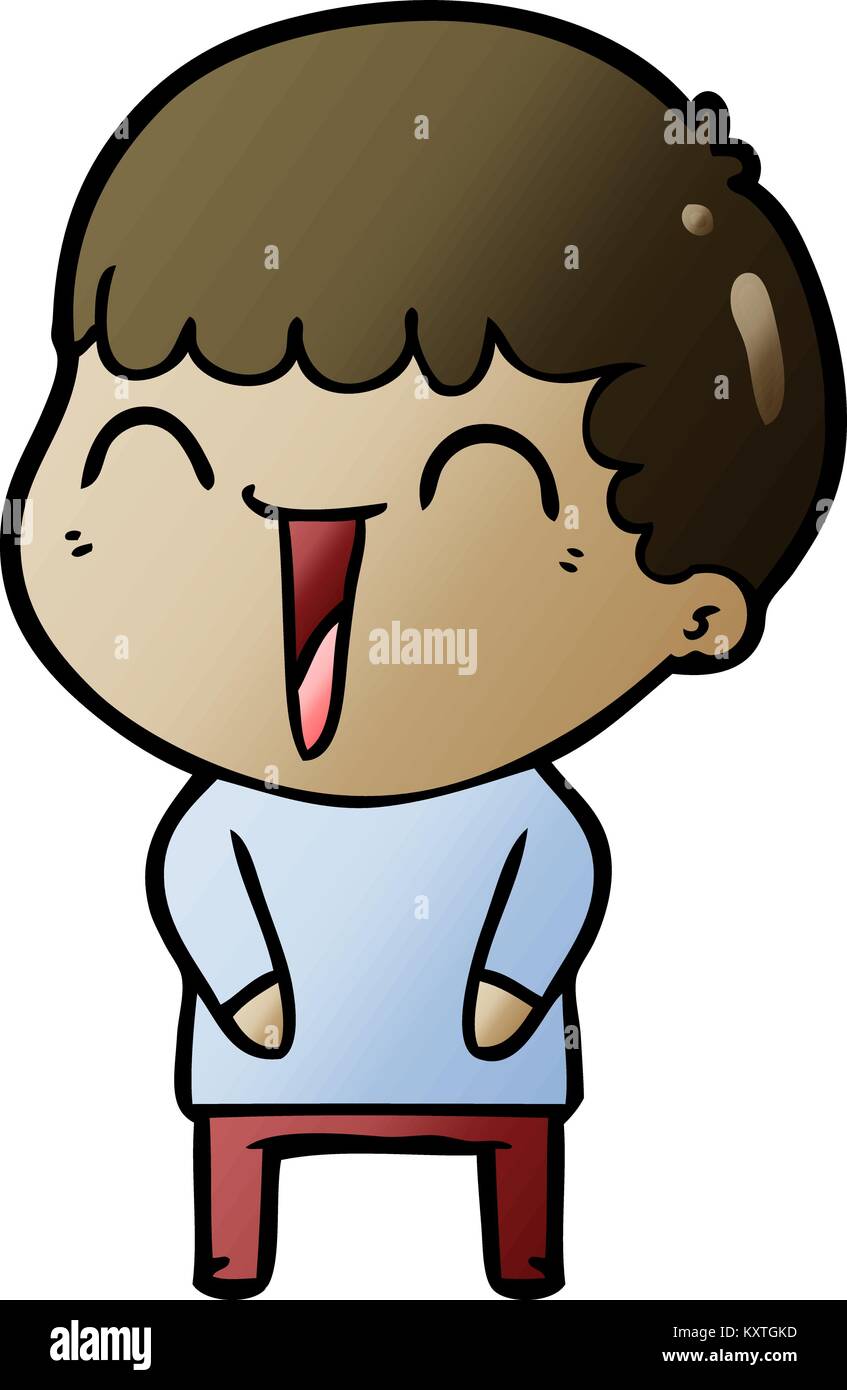 cartoon happy man Stock Vector Image & Art - Alamy