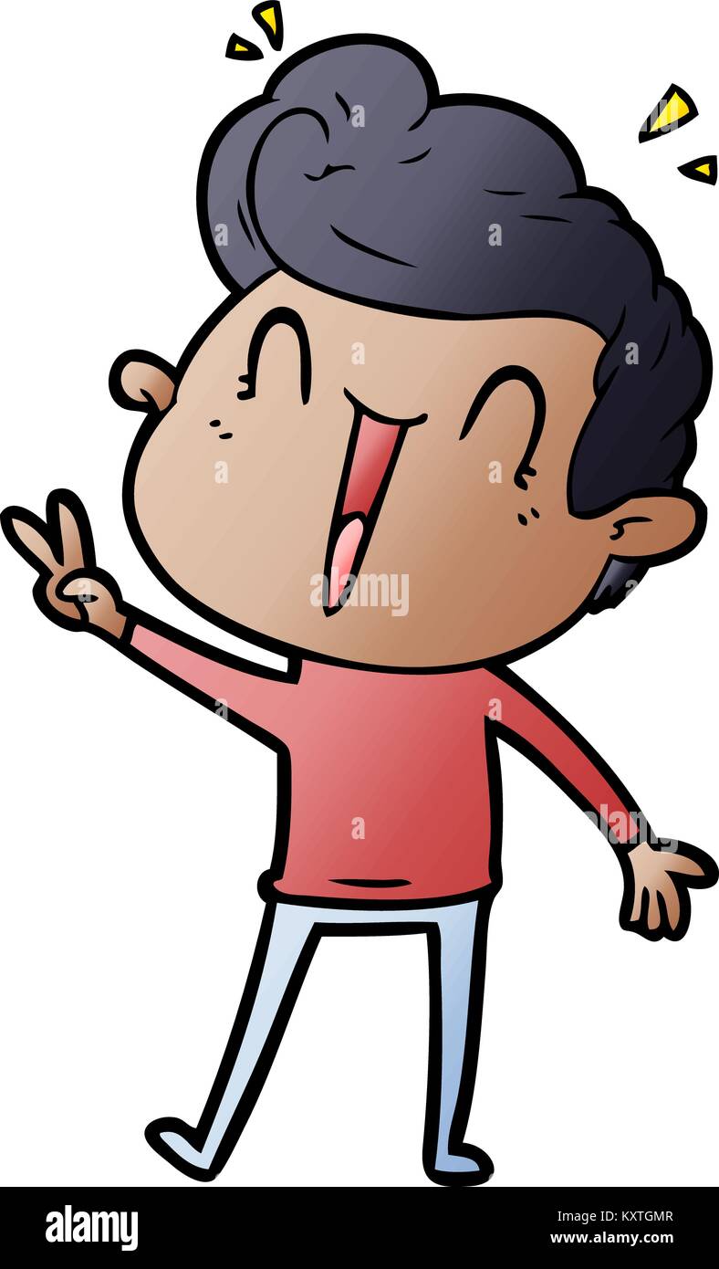 cartoon excited man Stock Vector Image & Art - Alamy