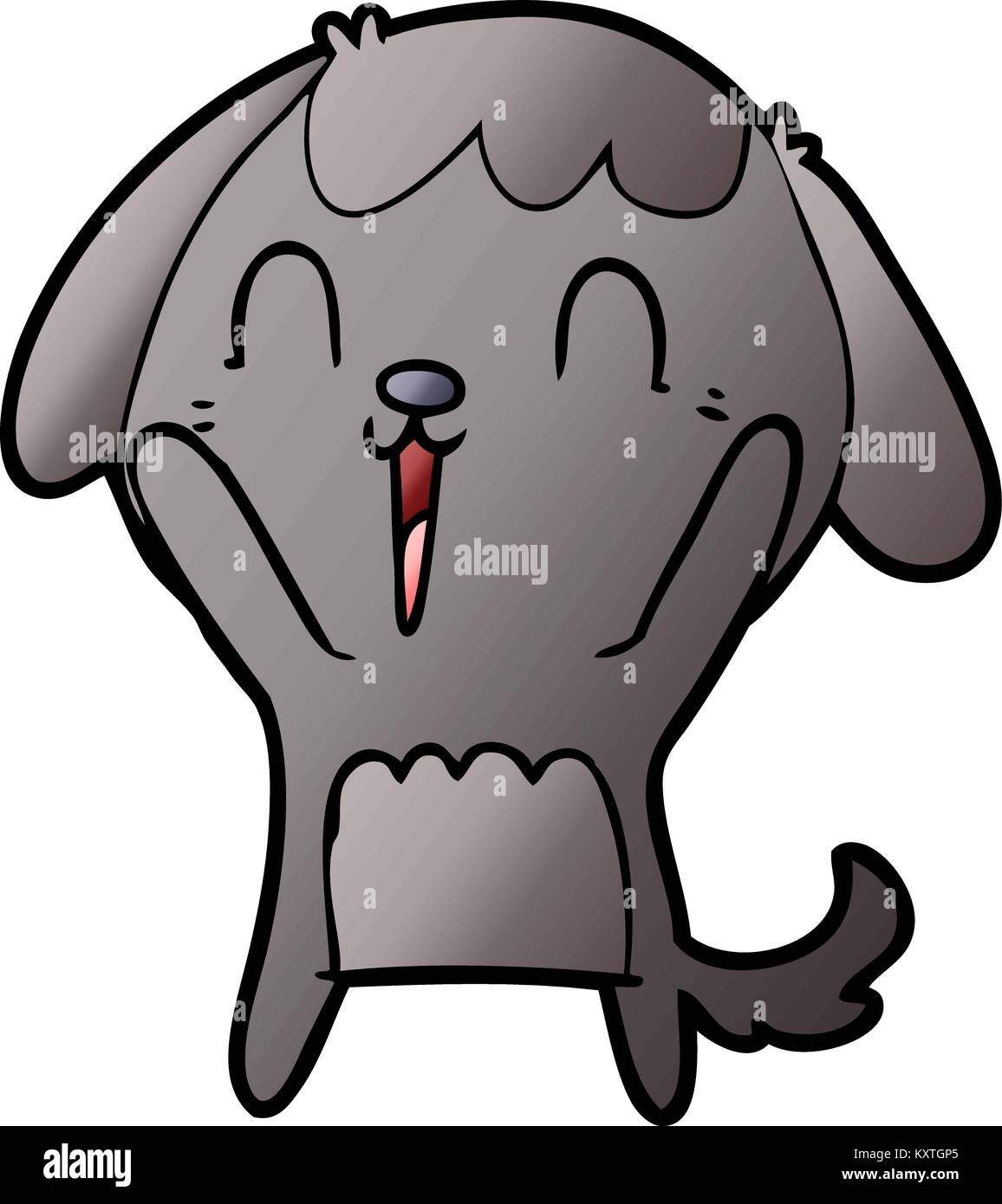 cute cartoon dog crying Stock Vector Image & Art - Alamy