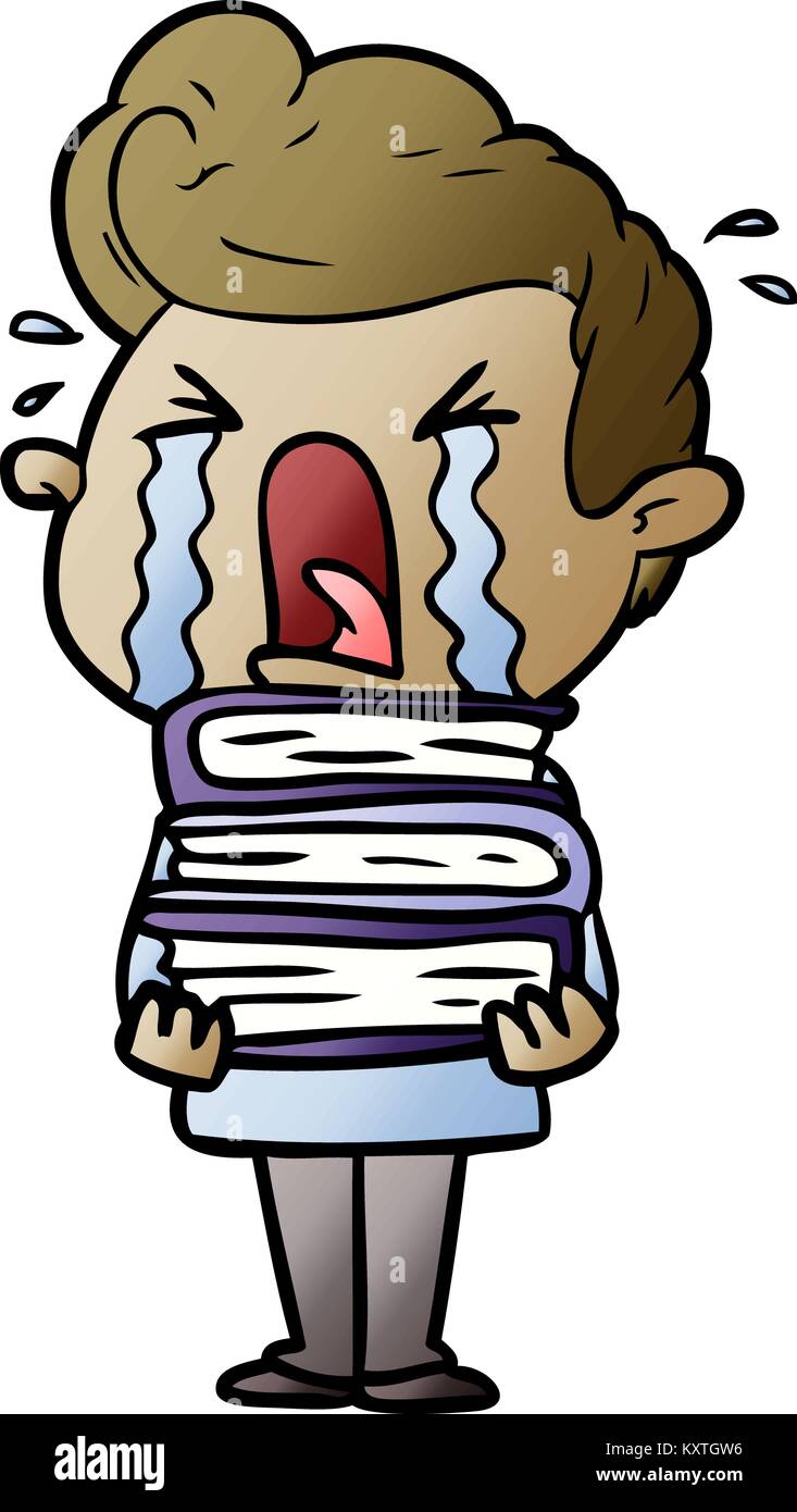 cartoon crying man Stock Vector Image & Art - Alamy