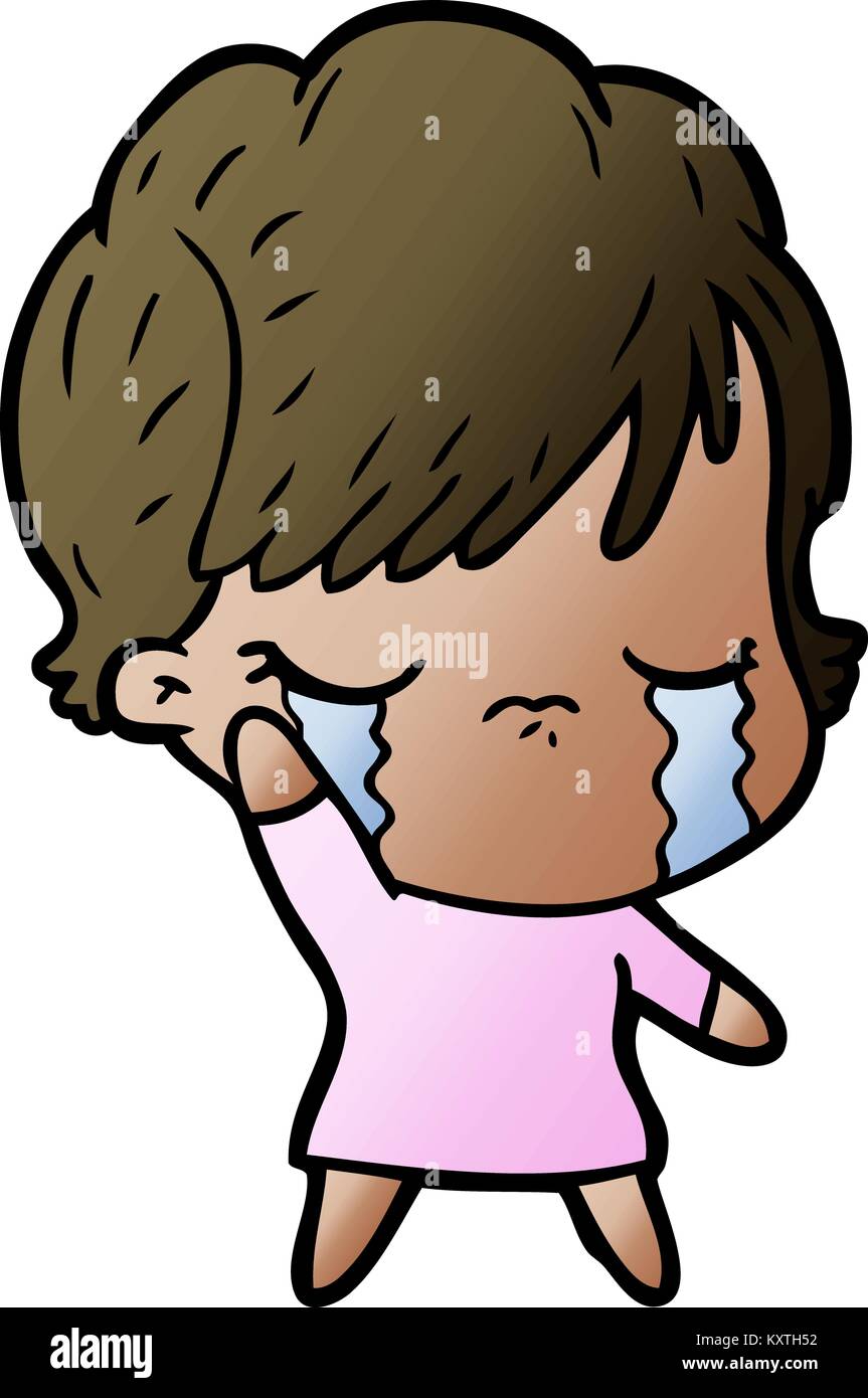 cartoon woman crying Stock Vector Image & Art - Alamy