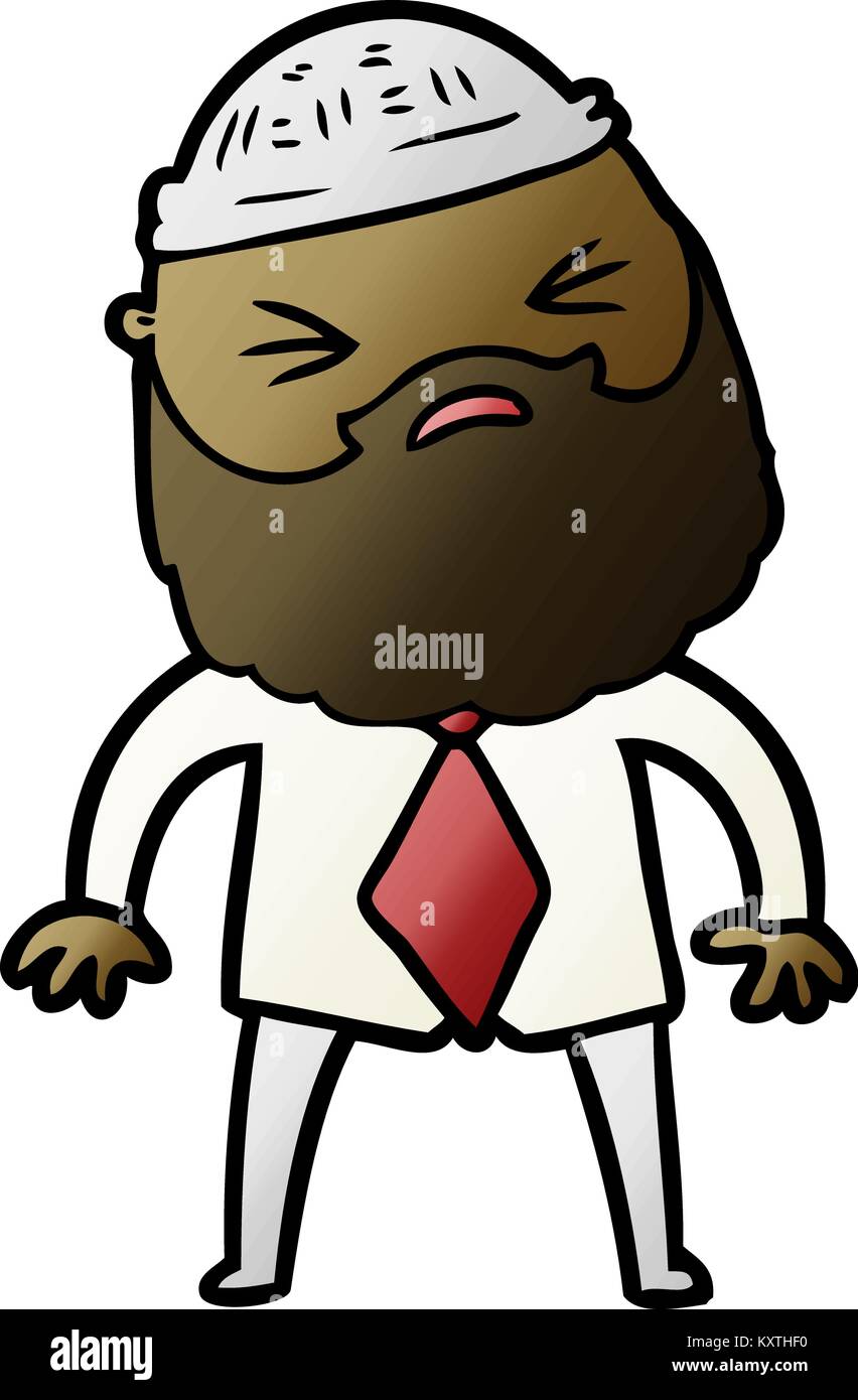 cartoon man with beard Stock Vector Image & Art - Alamy