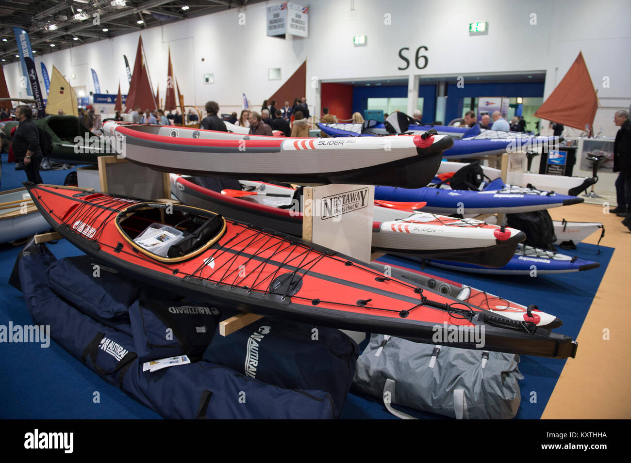 10th Jan 2018. The five day London Boat Show opens at ExCel Stock Photo ...