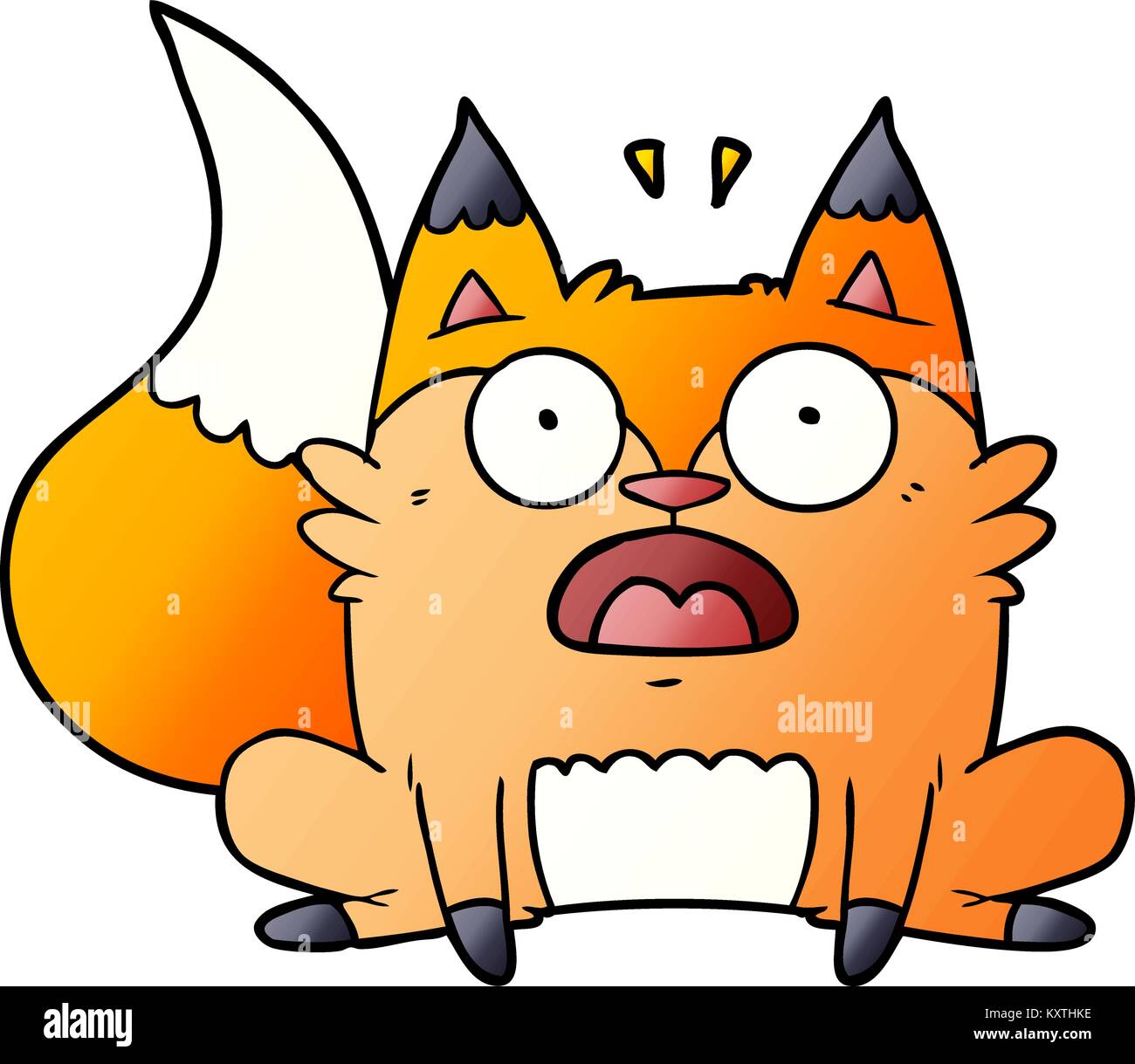 Fox staring at you Stock Vector Images - Alamy