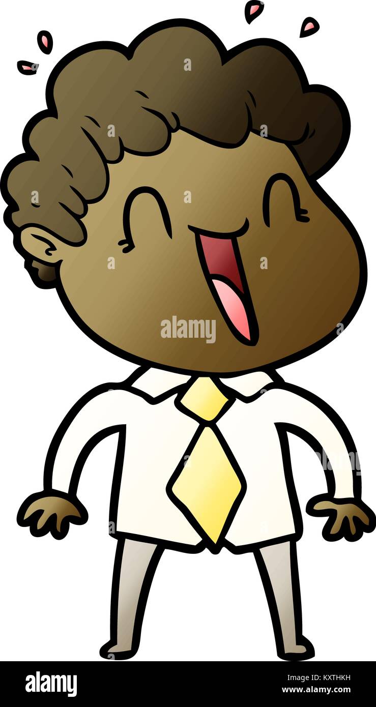 cartoon happy man Stock Vector Image & Art - Alamy