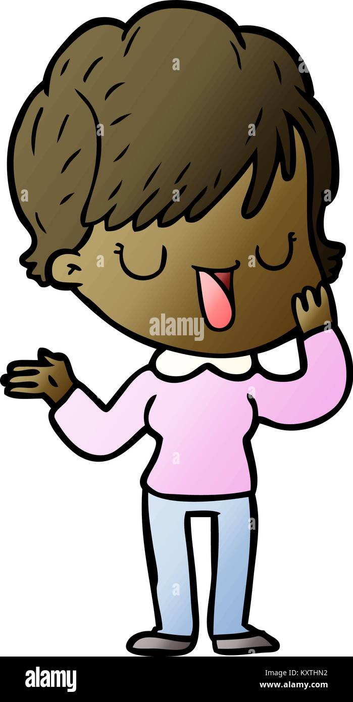 cartoon woman talking Stock Vector Image & Art - Alamy