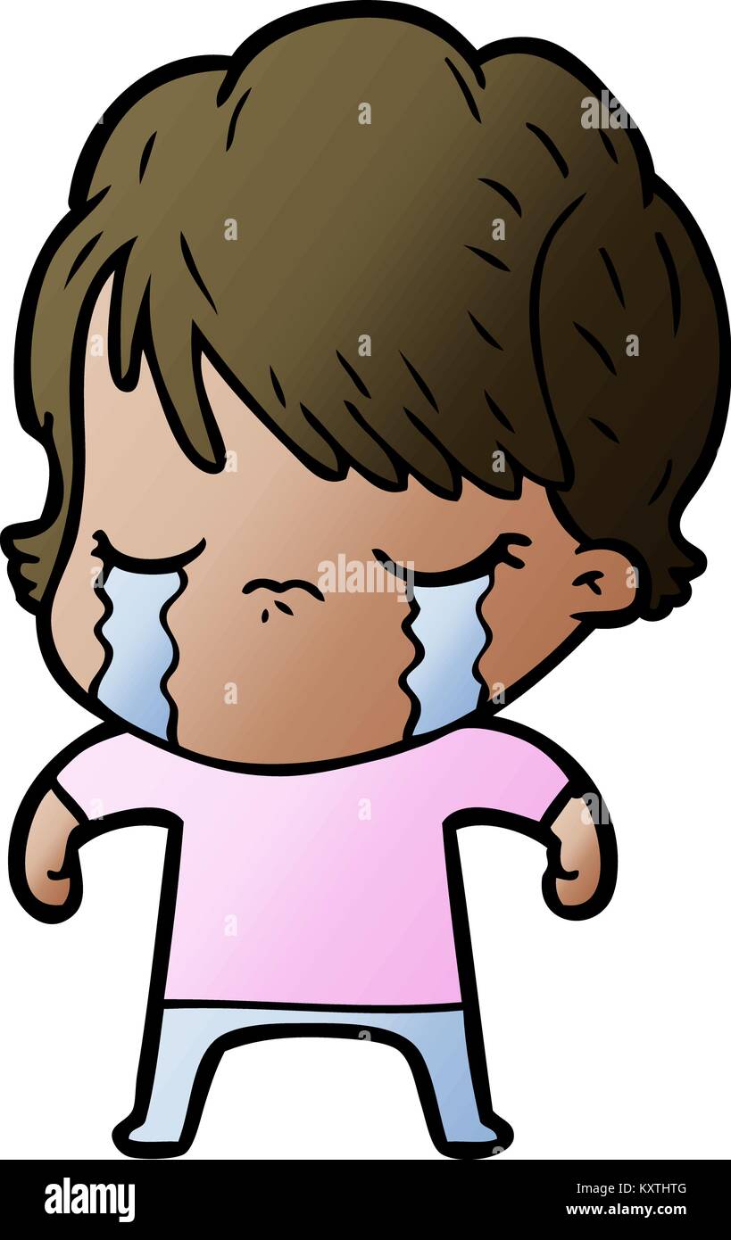 cartoon woman crying Stock Vector Image & Art - Alamy