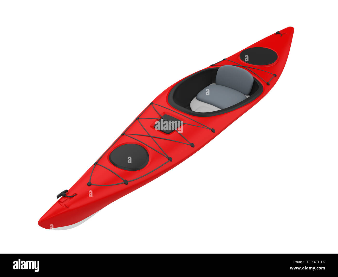 Kayak with paddle Cut Out Stock Images & Pictures - Alamy
