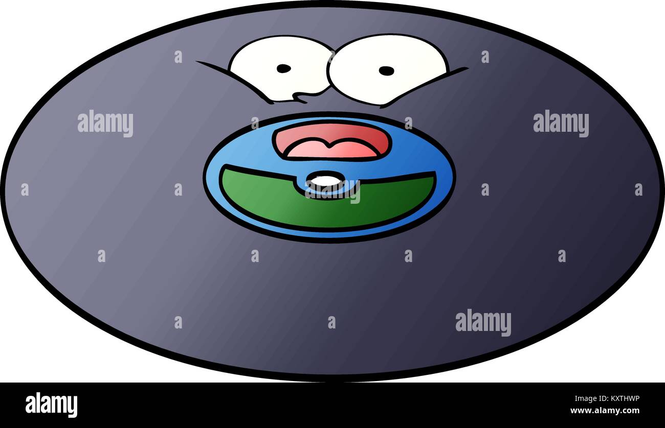 cartoon old vinyl record Stock Vector Image & Art - Alamy