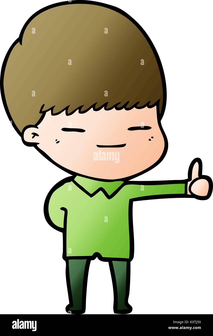 cartoon smug boy Stock Vector Image & Art - Alamy