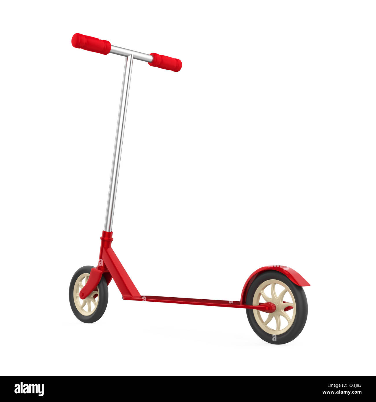 Kids Scooter Isolated Stock Photo - Alamy