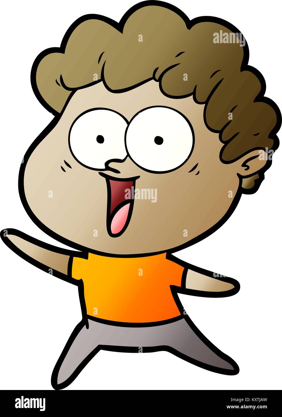 excited man cartoon Stock Vector Image & Art - Alamy
