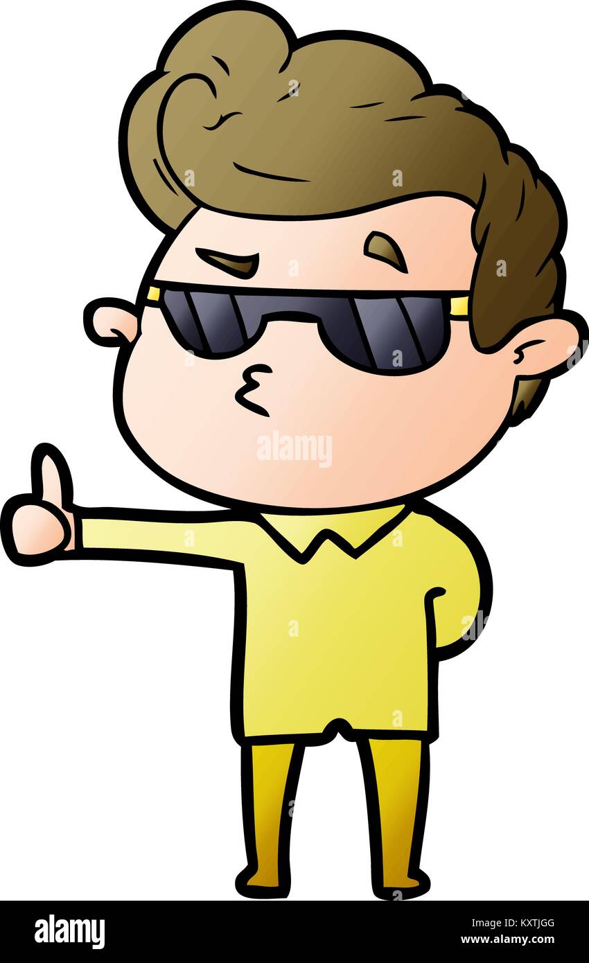 cartoon cool guy Stock Vector Image & Art - Alamy