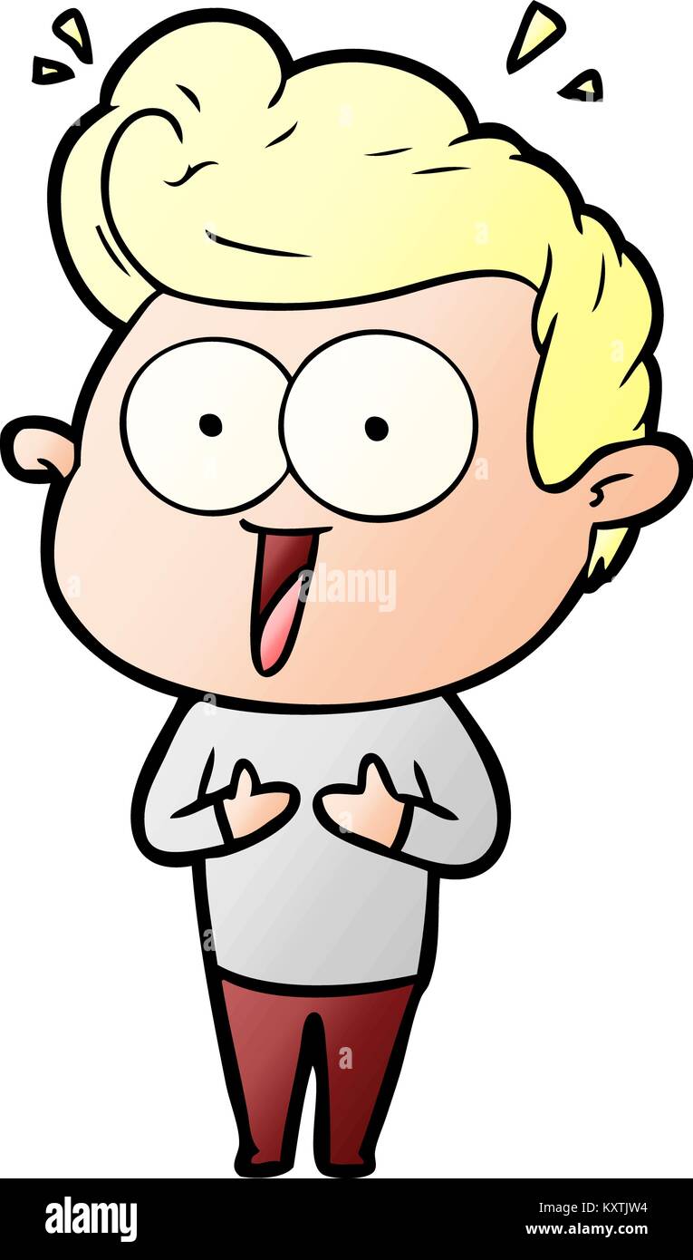 cartoon staring man Stock Vector Image & Art - Alamy