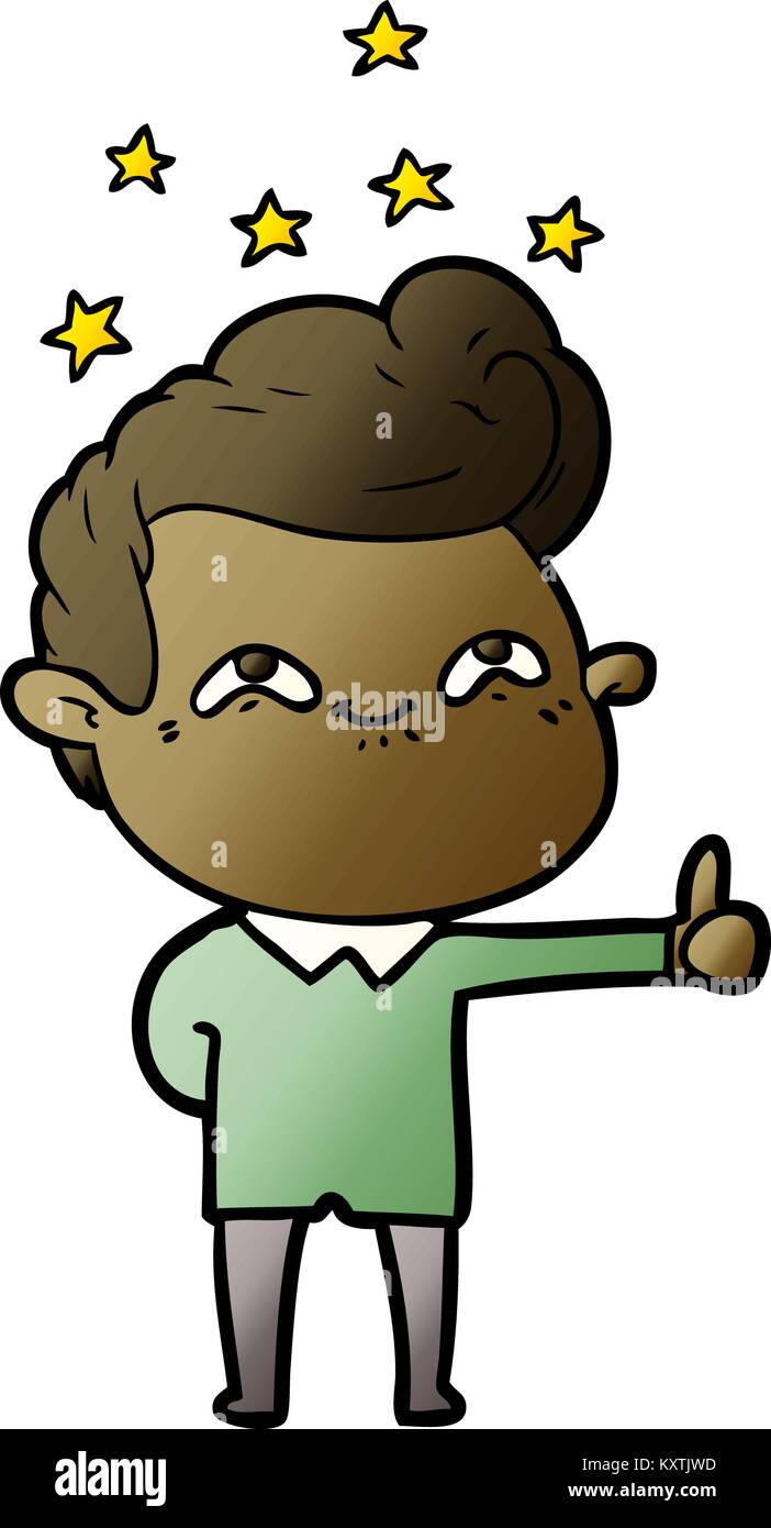 cartoon excited man Stock Vector Image & Art - Alamy