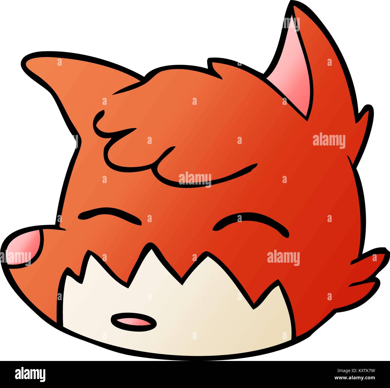 cartoon fox face Stock Vector Image & Art - Alamy