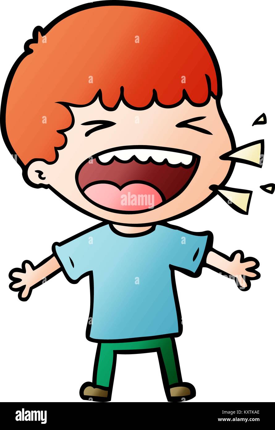 cartoon laughing man Stock Vector Image & Art - Alamy
