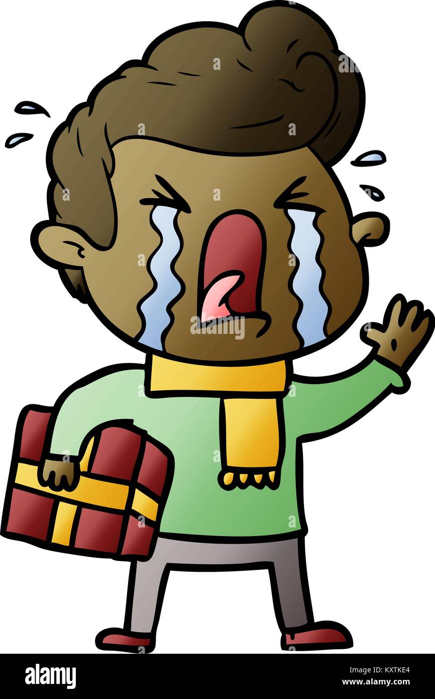 cartoon crying man Stock Vector Image & Art - Alamy