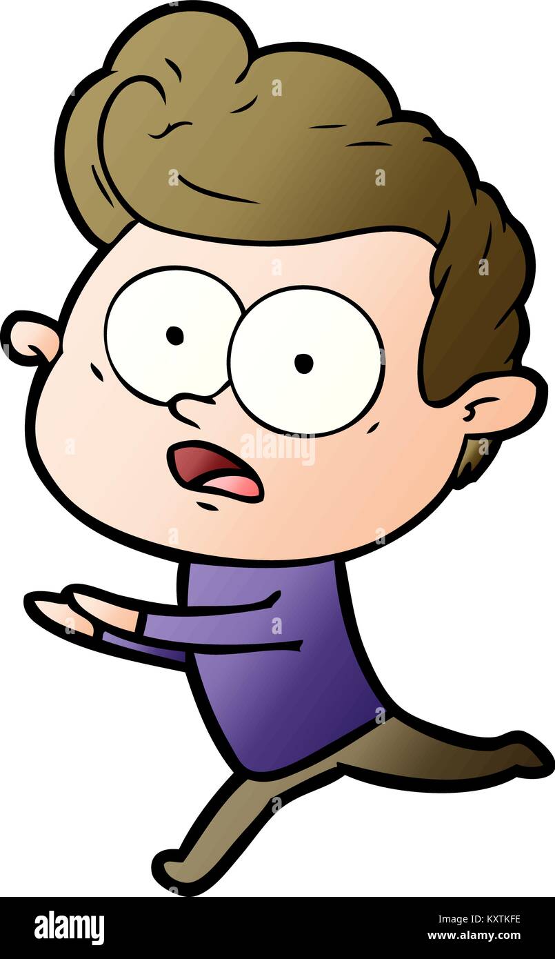 cartoon staring man Stock Vector Image & Art - Alamy