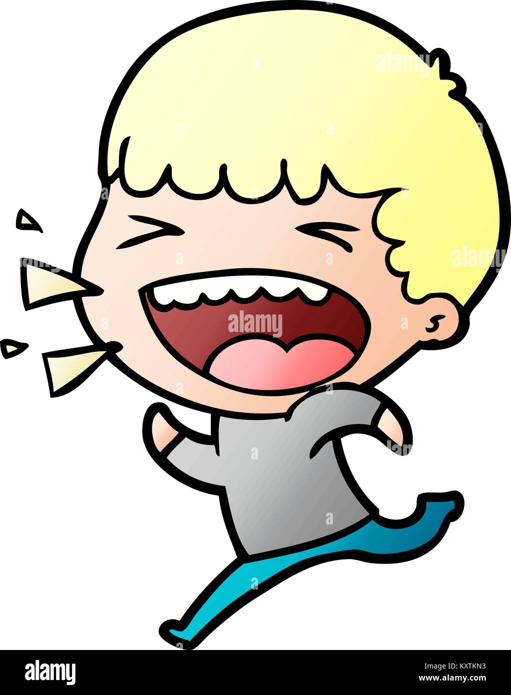 cartoon laughing man Stock Vector Image & Art - Alamy