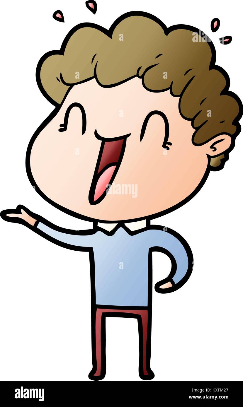 cartoon happy man Stock Vector Image & Art - Alamy