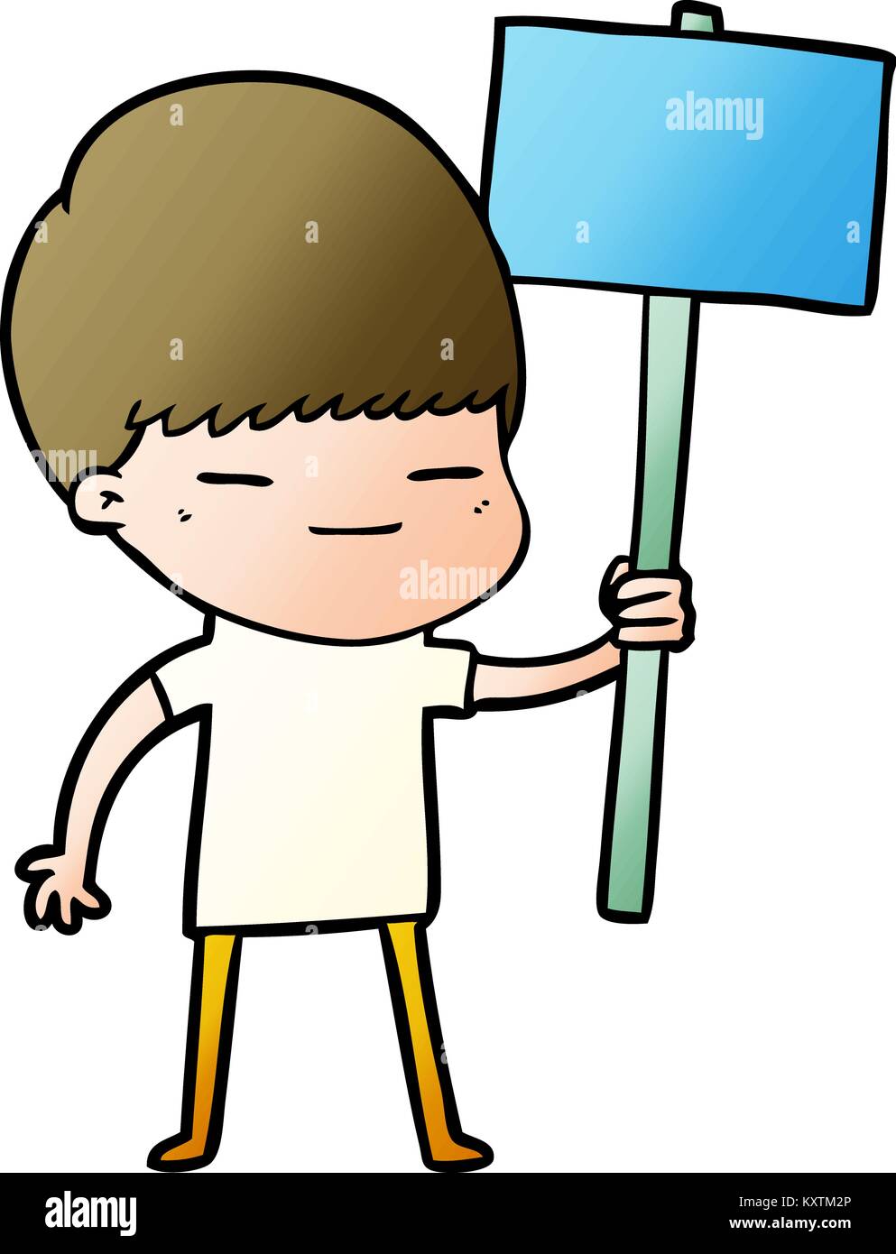 cartoon smug boy Stock Vector Image & Art - Alamy