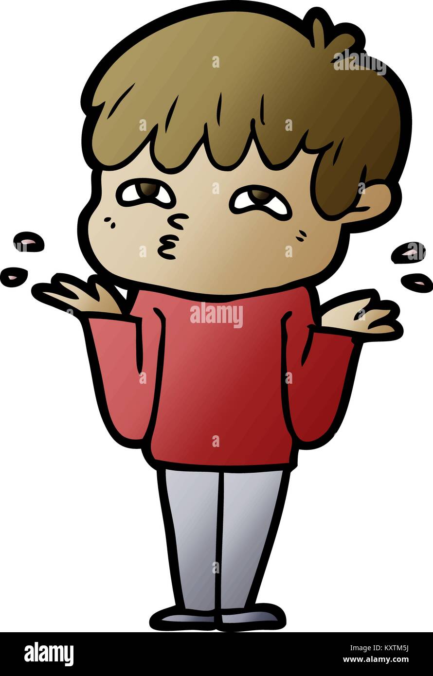 cartoon man confused Stock Vector Image & Art - Alamy