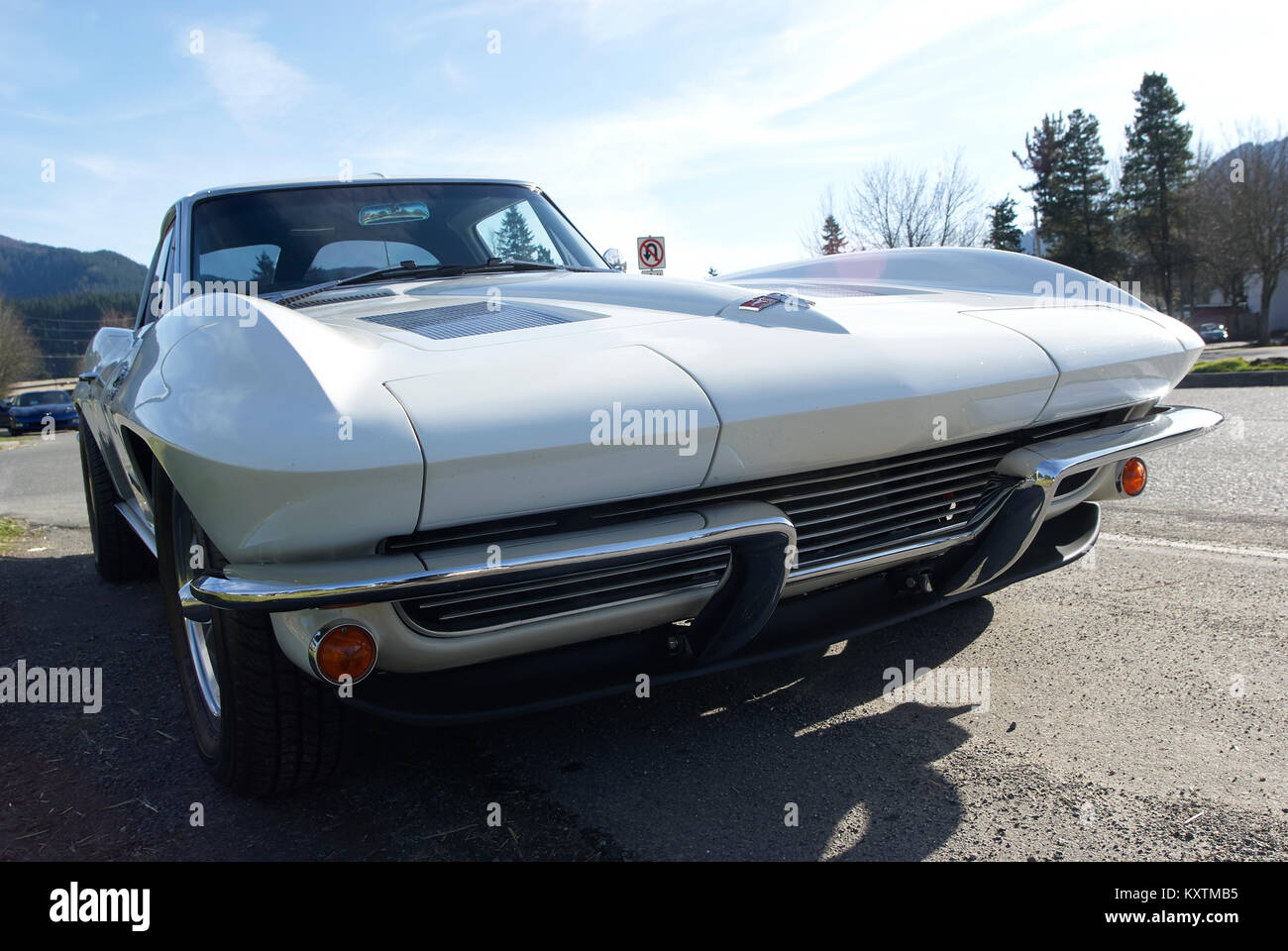 Images of a 1963 Chevrolet Corvette with the rare split rear window in ...