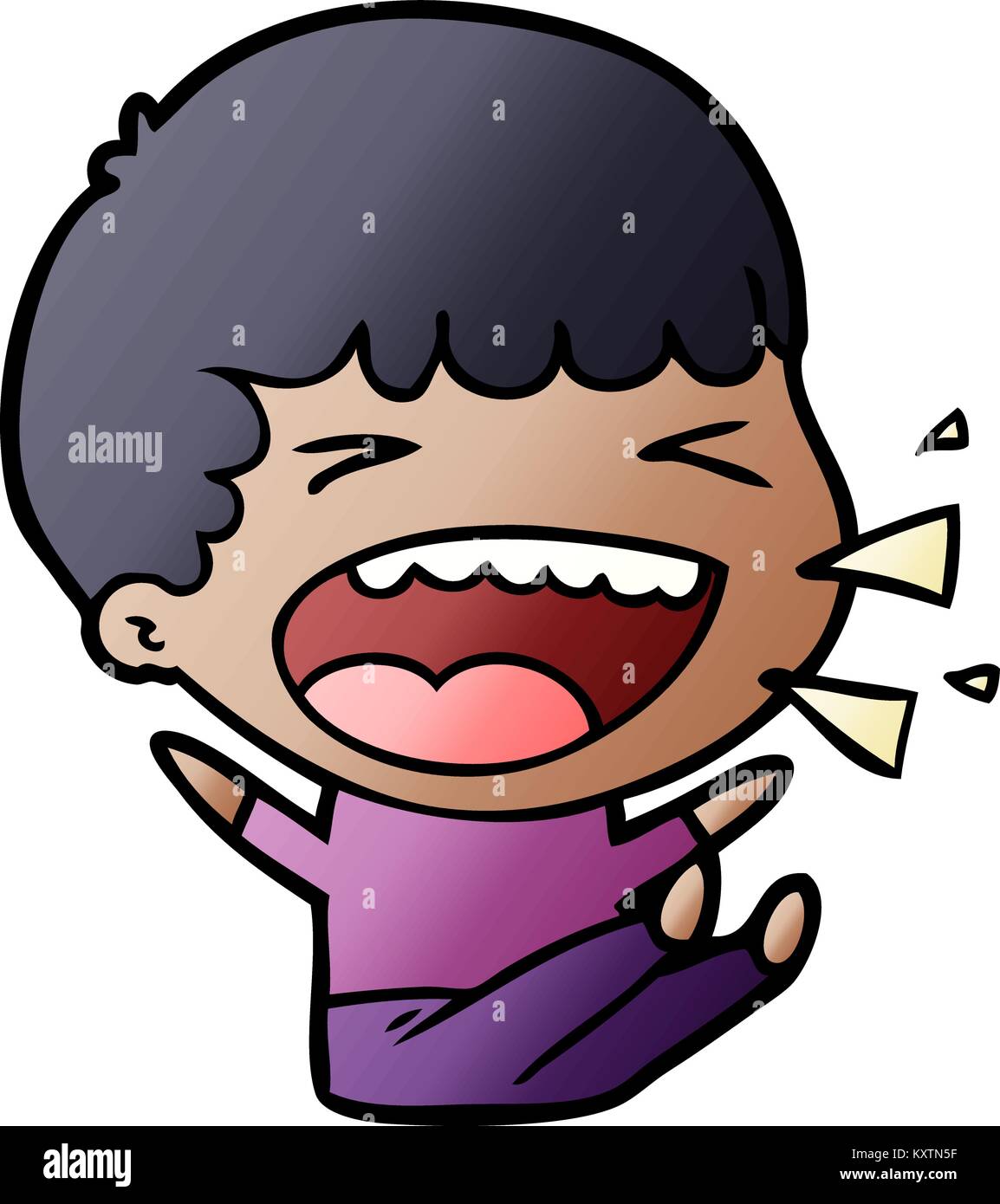 cartoon laughing man Stock Vector Image & Art - Alamy