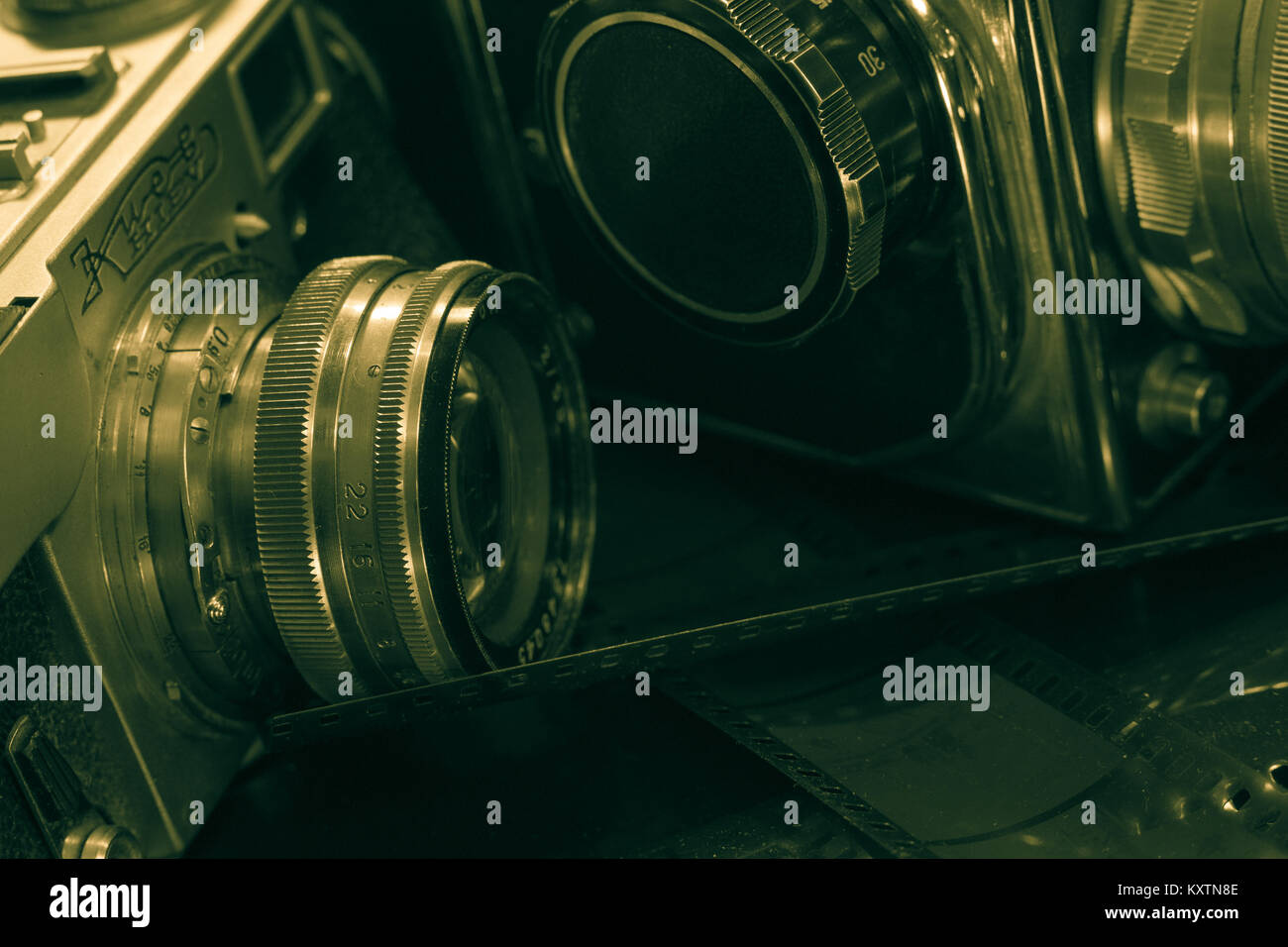 old camera retro medium format camera in the old style Stock Photo - Alamy