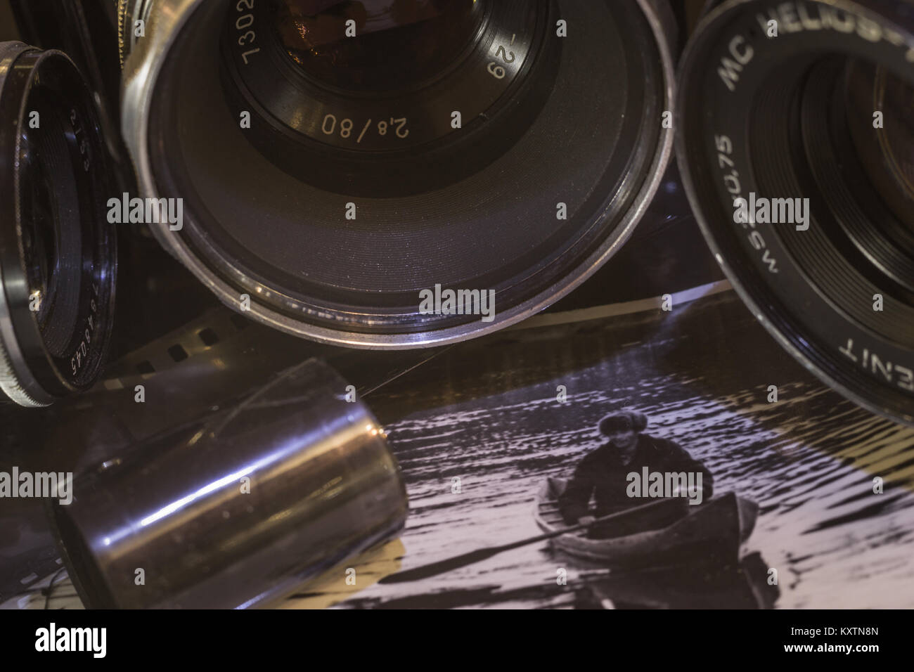 old camera retro medium format camera in the old style Stock Photo - Alamy
