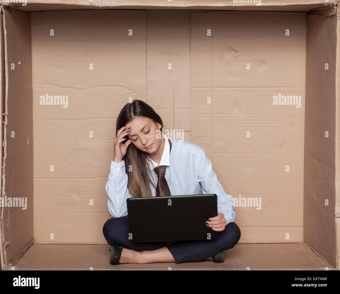 big problem with programming, the developer is broken down Stock Photo ...