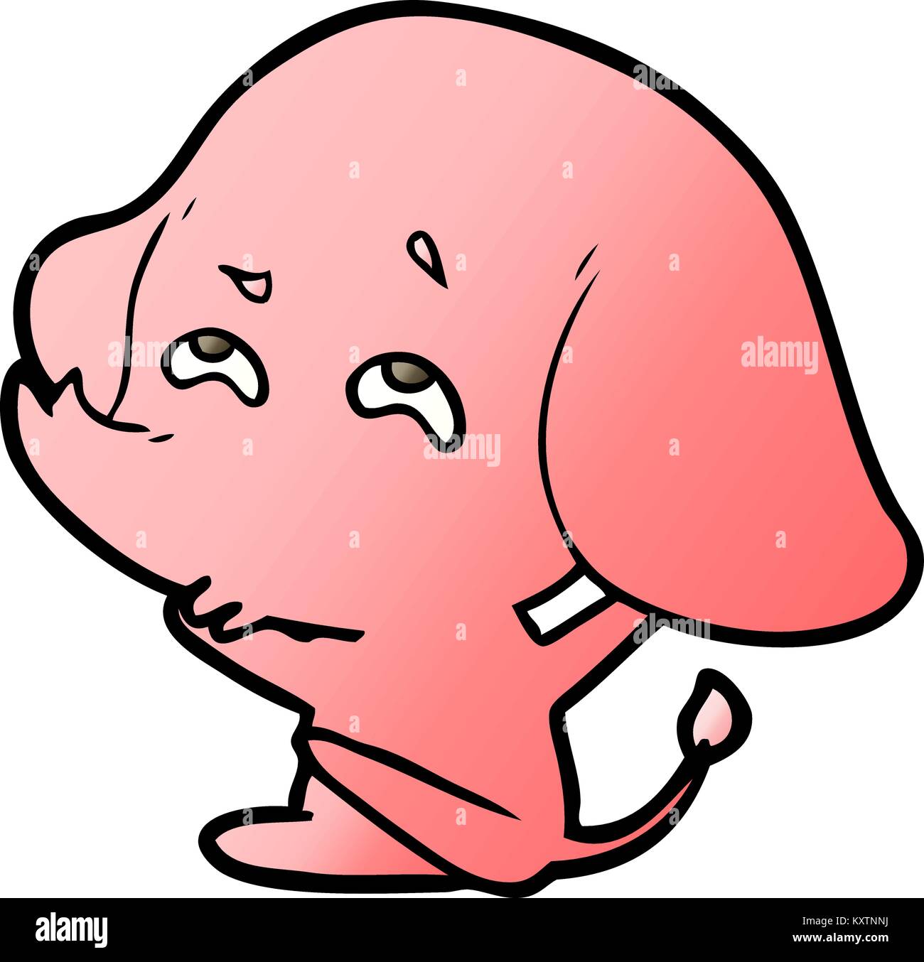 cartoon elephant remembering Stock Vector Image & Art - Alamy