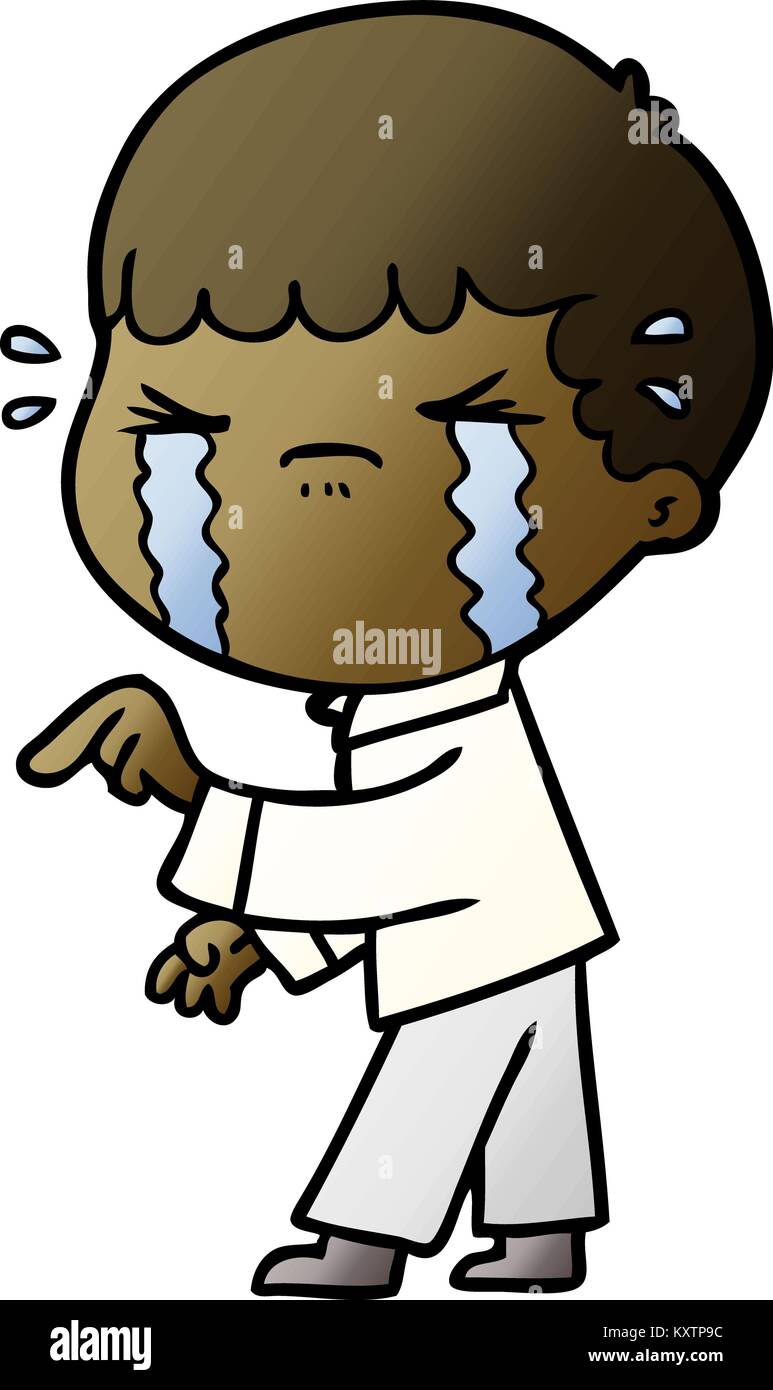 cartoon man crying Stock Vector Image & Art - Alamy
