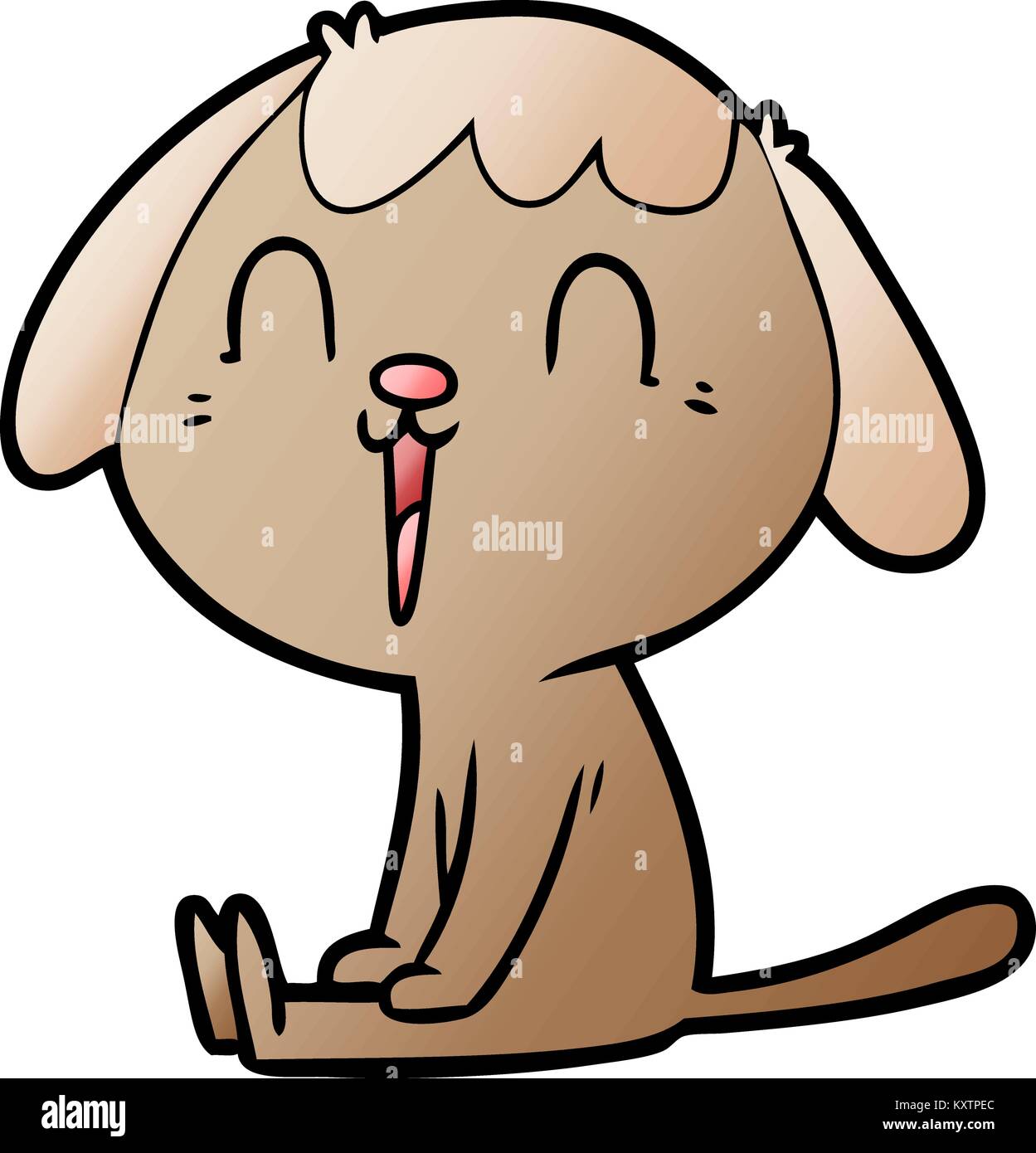 cute cartoon dog Stock Vector Image & Art - Alamy