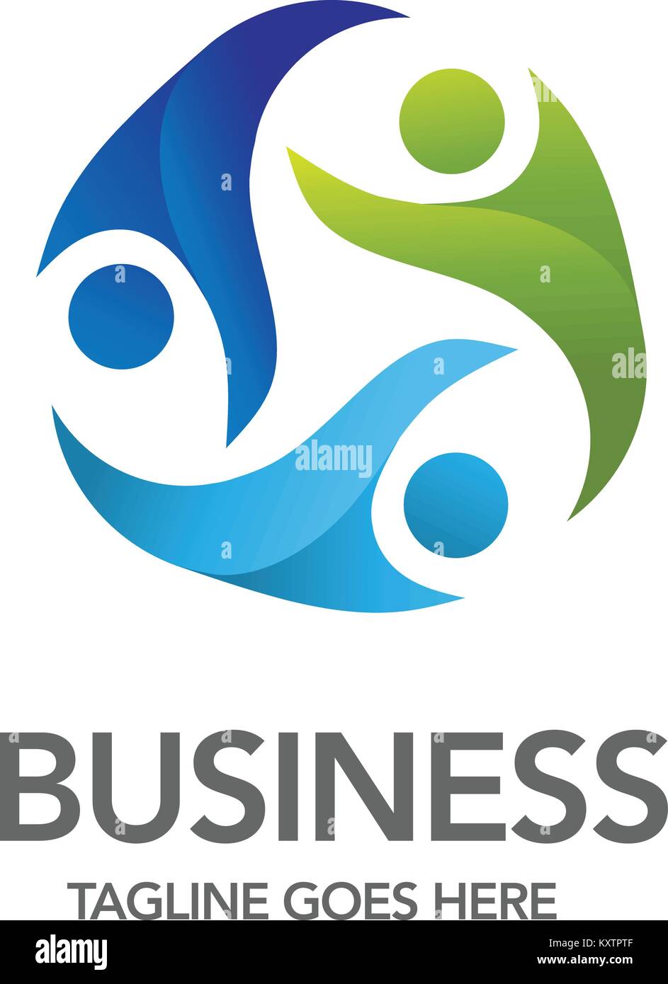 colorful happy concept of social community Logo Stock Vector Image ...