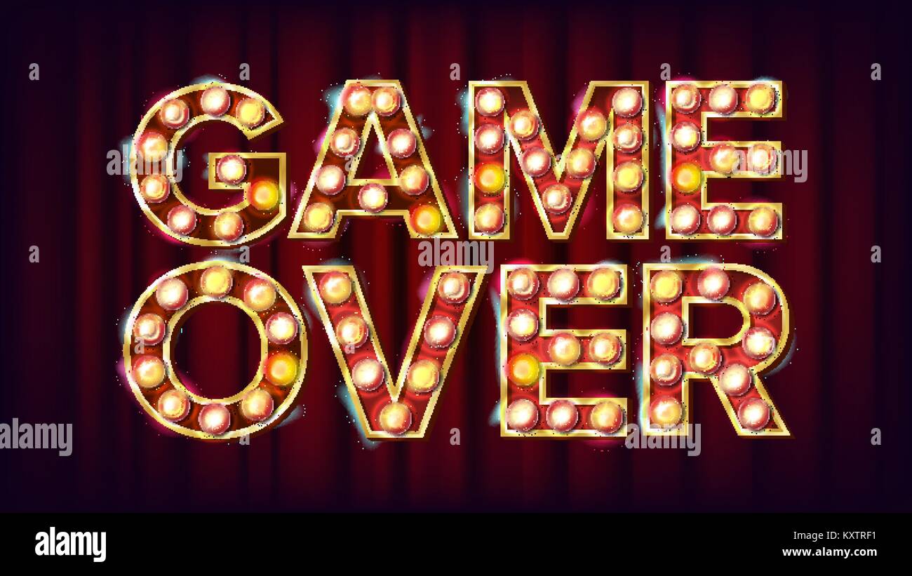 Game over slot hi-res stock photography and images - Alamy