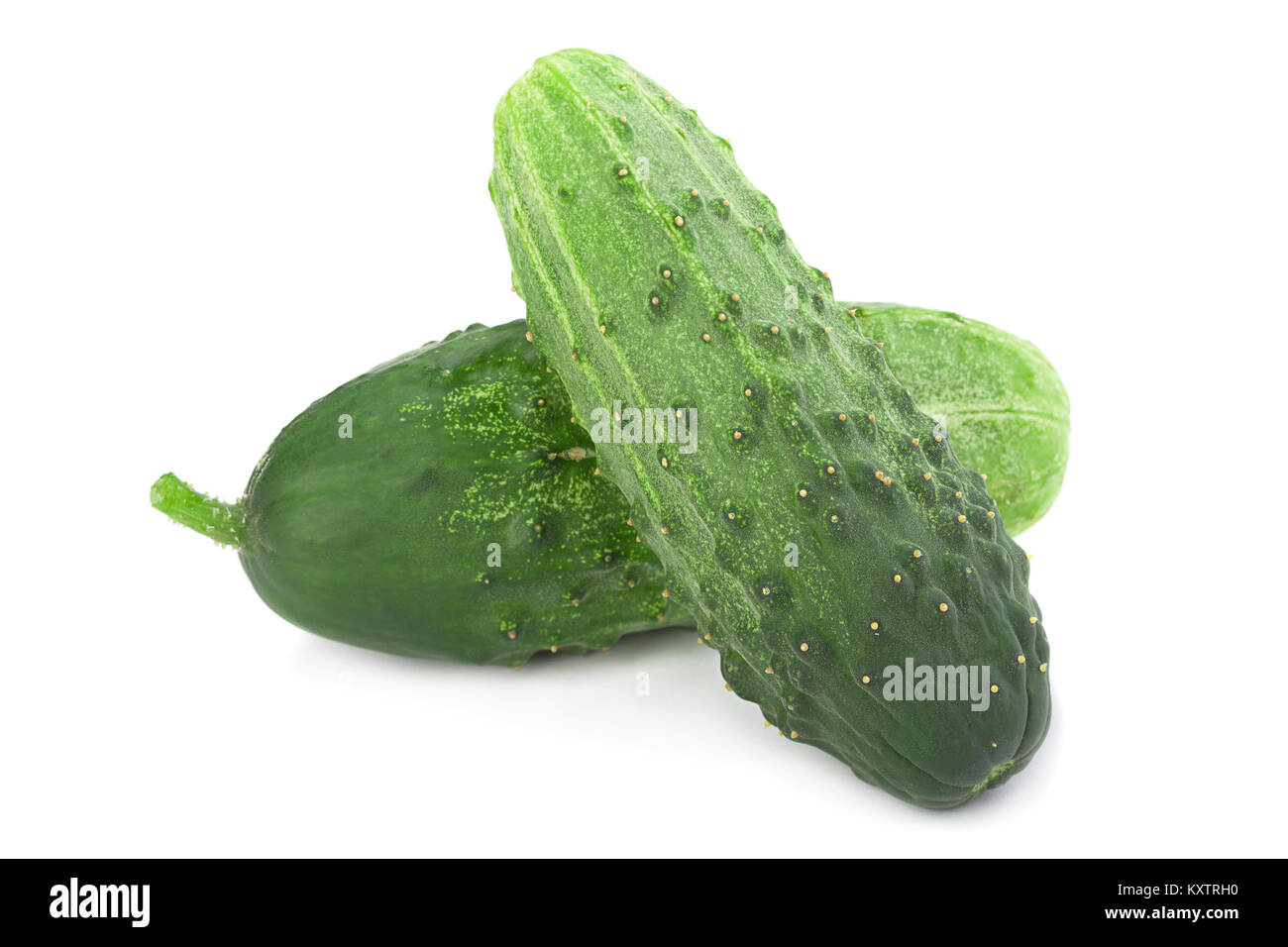 Cucumber vegetable closeup isolated on white background Stock Photo - Alamy