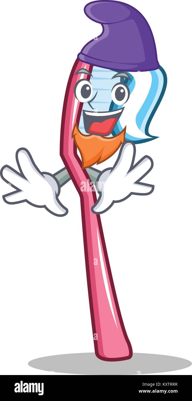 Elf toothbrush character cartoon style Stock Vector Image & Art - Alamy