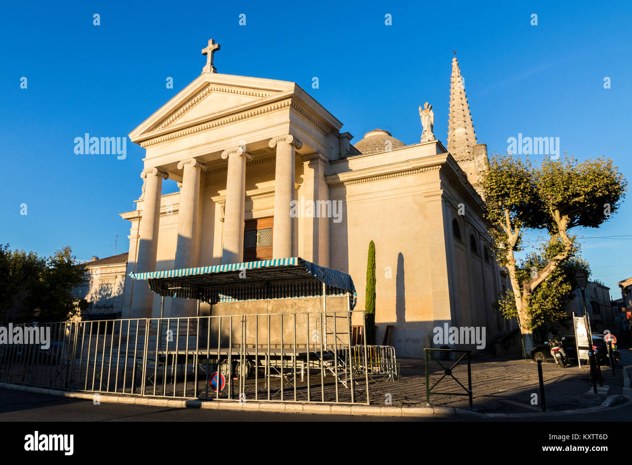 The collegiale Saint-Martin, a collegiate church in Saint-Remy-de ...