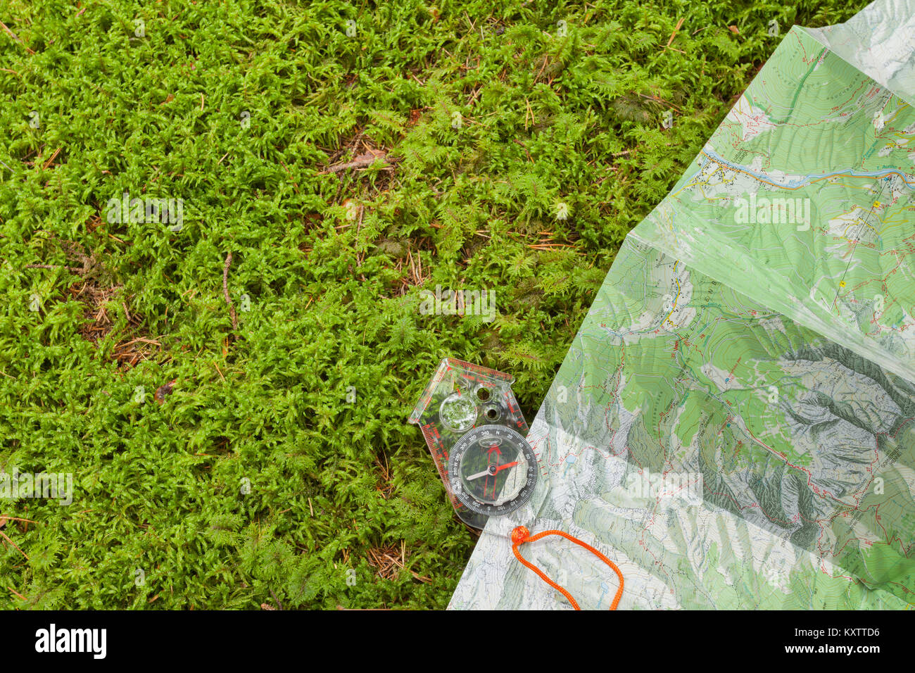 Kompass map hi-res stock photography and images - Alamy