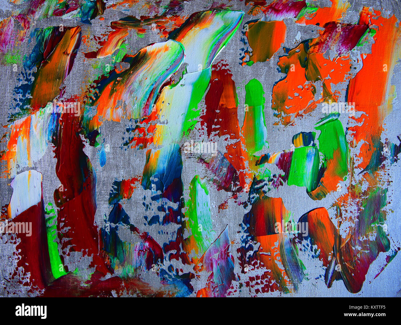 Art abstract paint with acrylic colors Stock Photo - Alamy