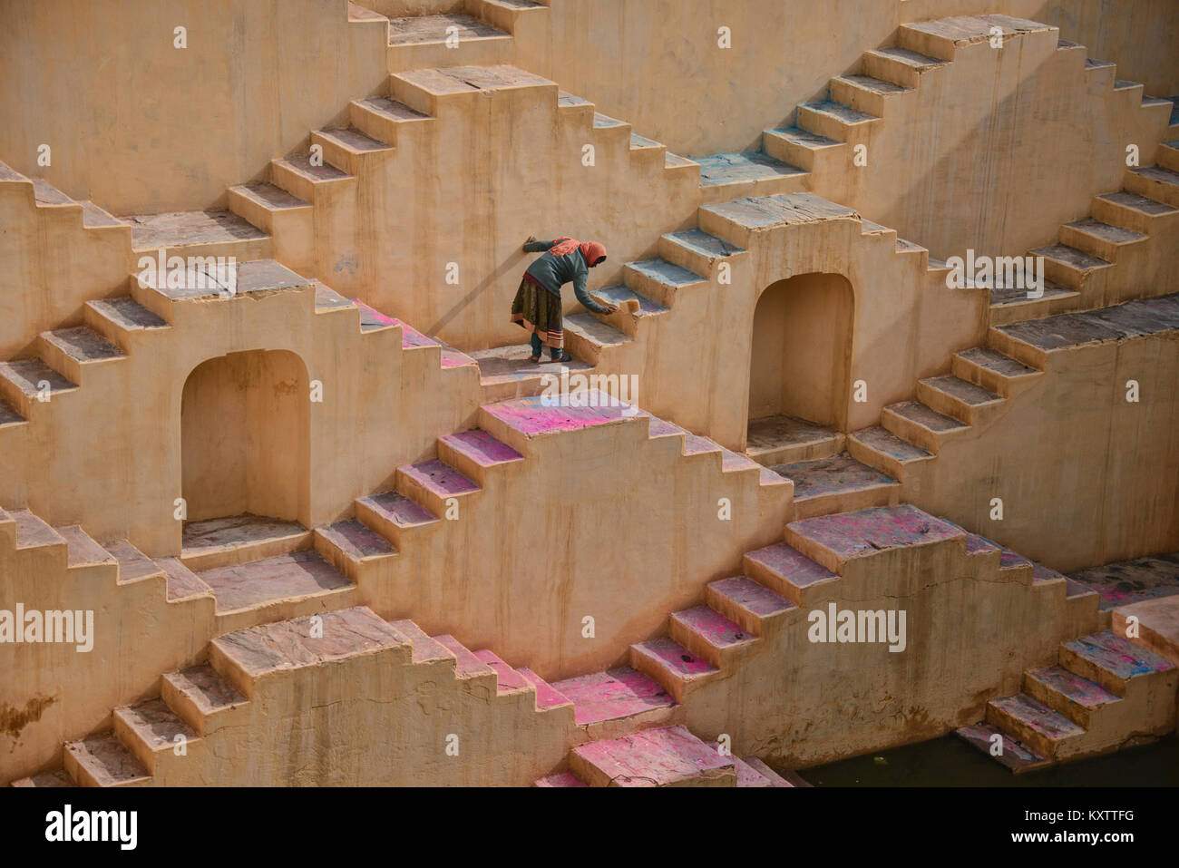 The Panna Meena ka Kund stepwell, Jaipur, India Stock Photo - Alamy