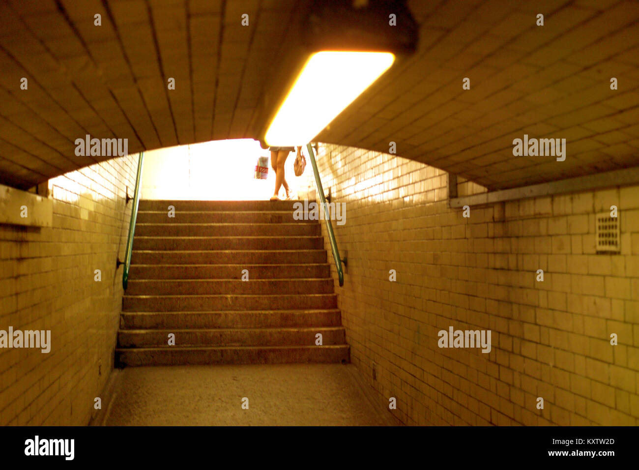 Railway underpass, Jesmond, Newcastle upon Tyne Stock Photo - Alamy