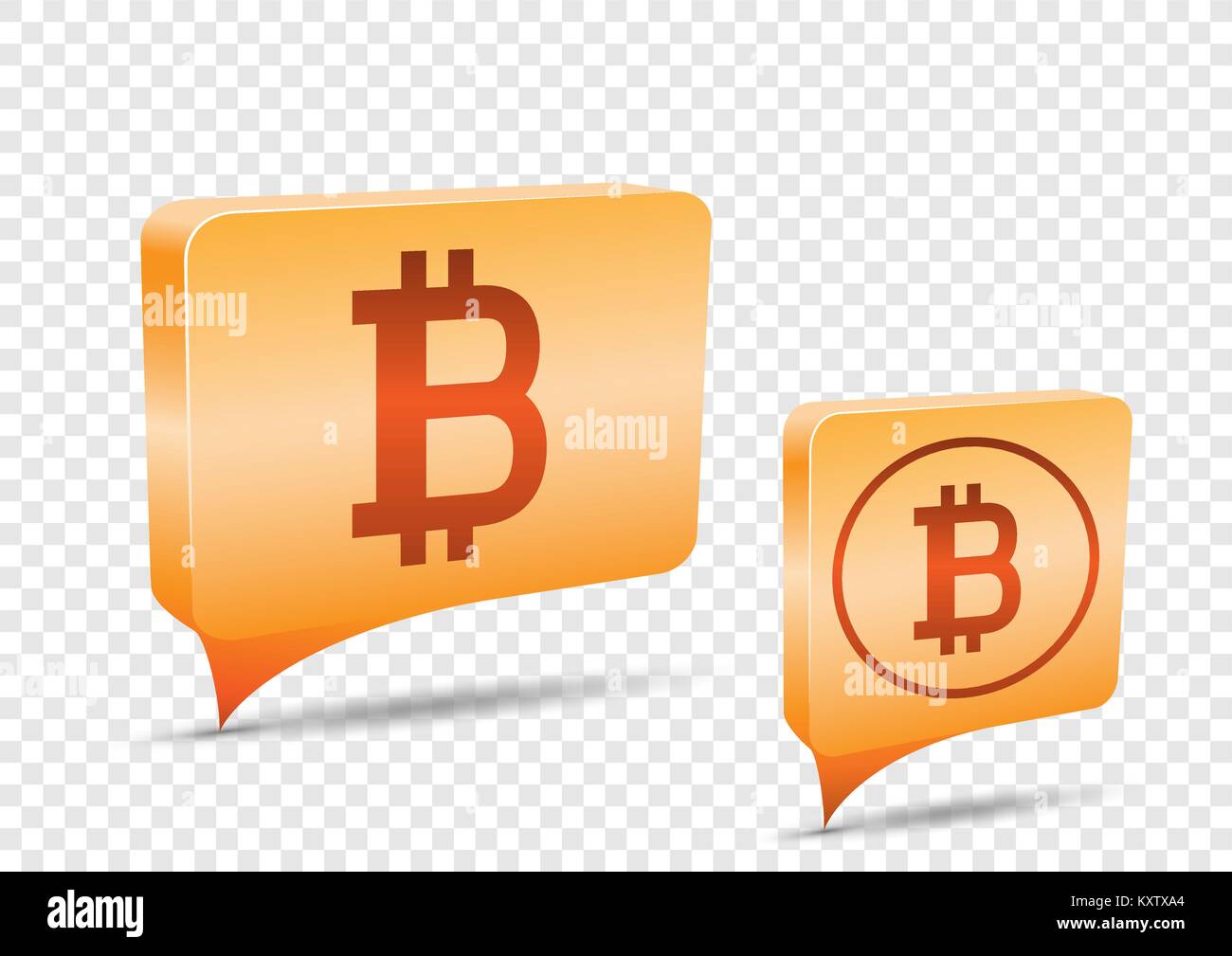 bitcoin price tag transparent background Stock Vector Image & Art - Alamy