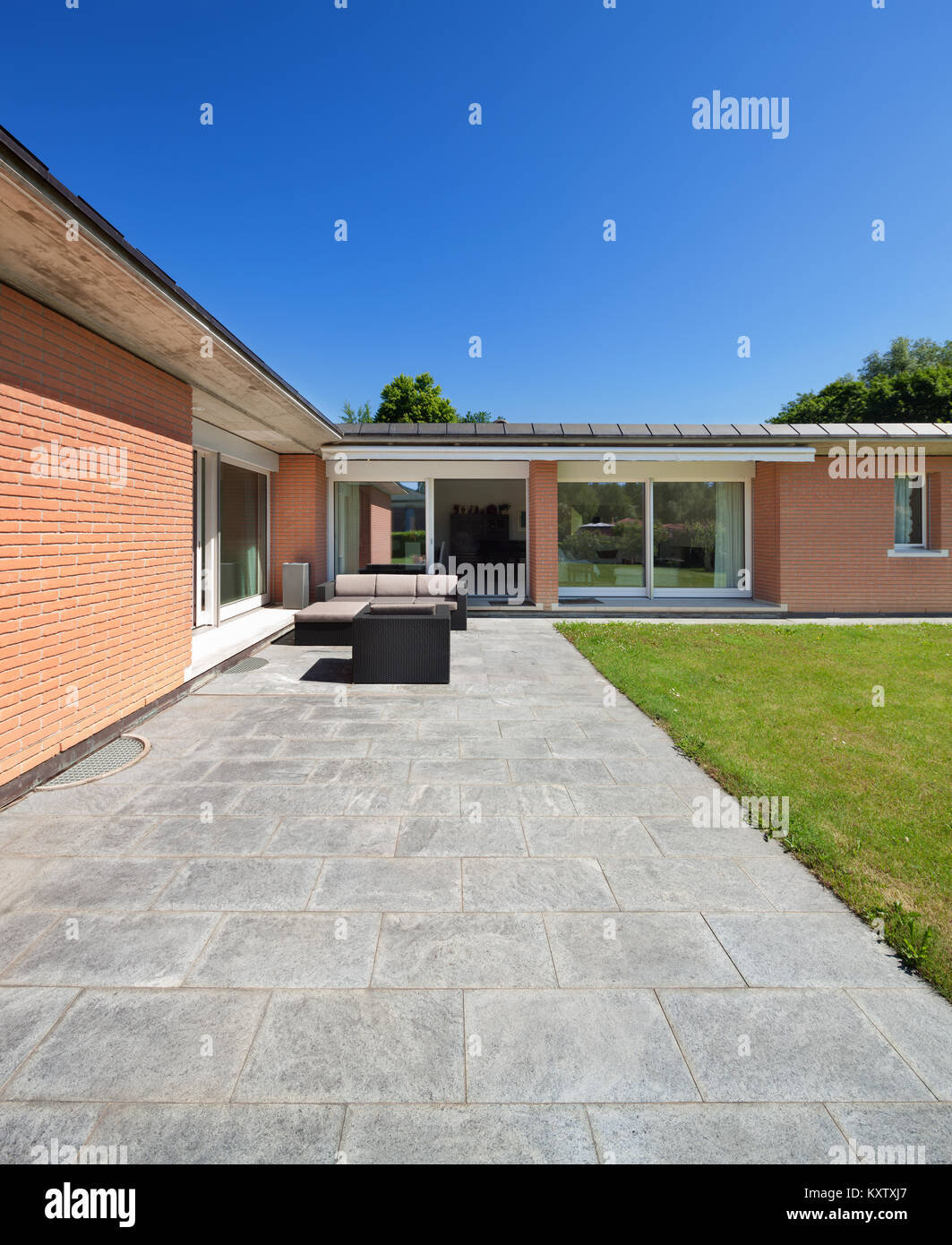 Brick veranda hi-res stock photography and images - Alamy