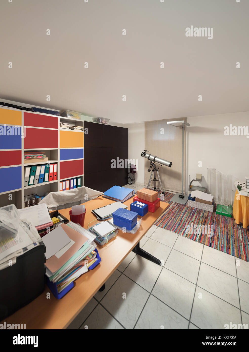 Small warehouse of house, room with disorder objects Stock Photo - Alamy